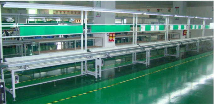 1.2M 2M 2.4M Auto Insertion Line Nylon Chain Manual Insertion Conveyor