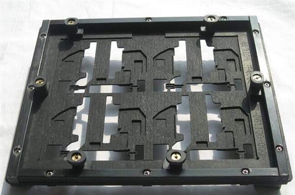 380C Temperature Resistant PCB Pallet Black Grey 18000 Times